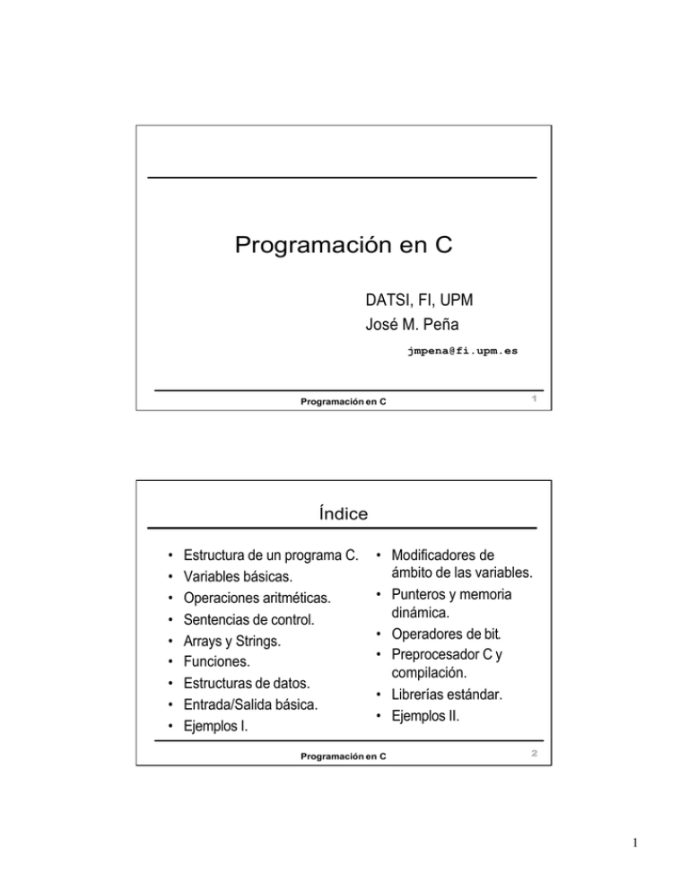 Programación en C