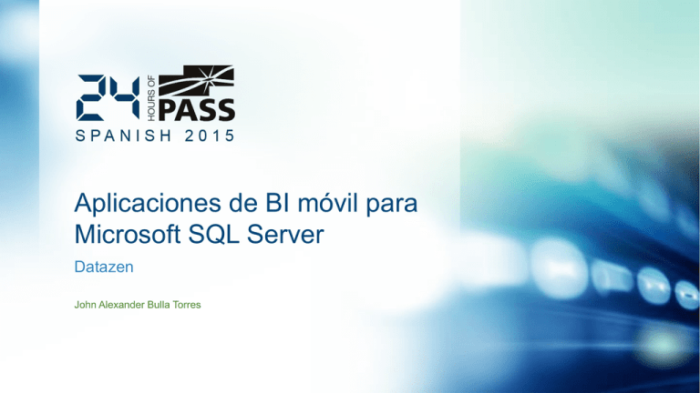 Aplicaciones de BI móvil para Microsoft SQL Server