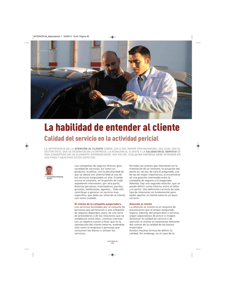 La habilidad de entender al cliente