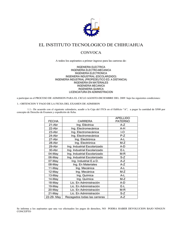 EL INSTITUTO TECNOLOGICO DE CHIHUAHUA