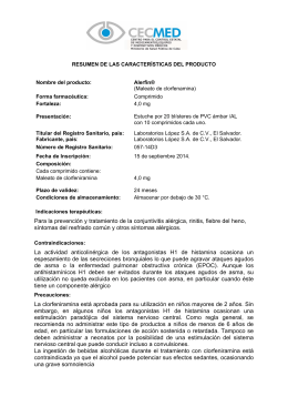 Unipulmin Cápsulas INFORMACION FARMACOLOGICA
