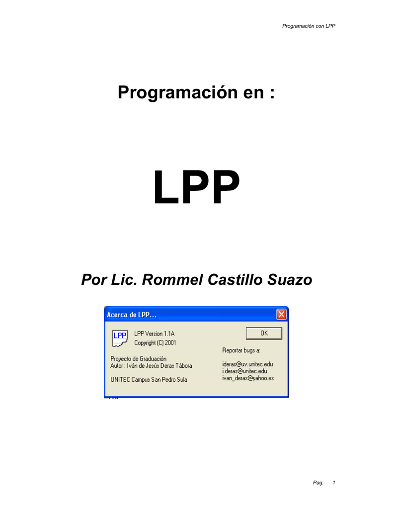 Manual LPP - seguridad de la información
