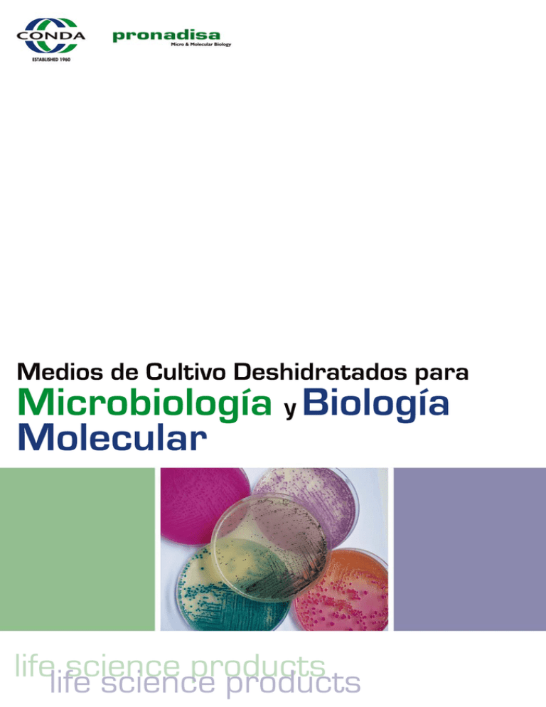 Catálogo de Medios de Cultivo