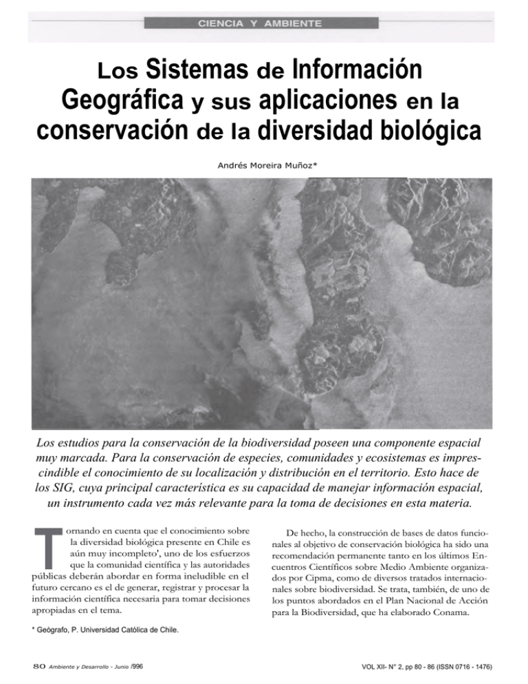 Los Sistemas de Información Geográfica y sus aplicaciones en la