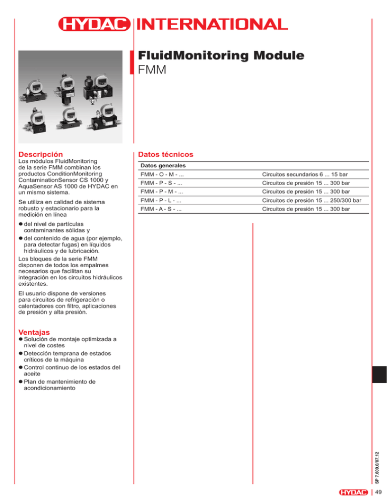FluidMonitoring Module FMM