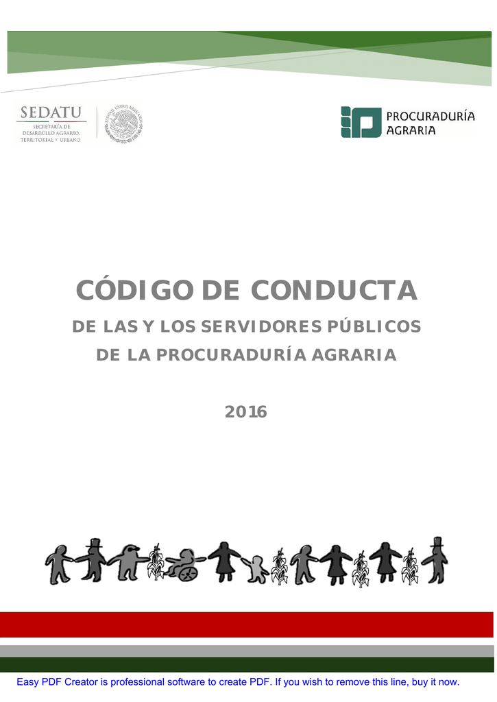 Código de Conducta de las y los Servidores Públicos de la