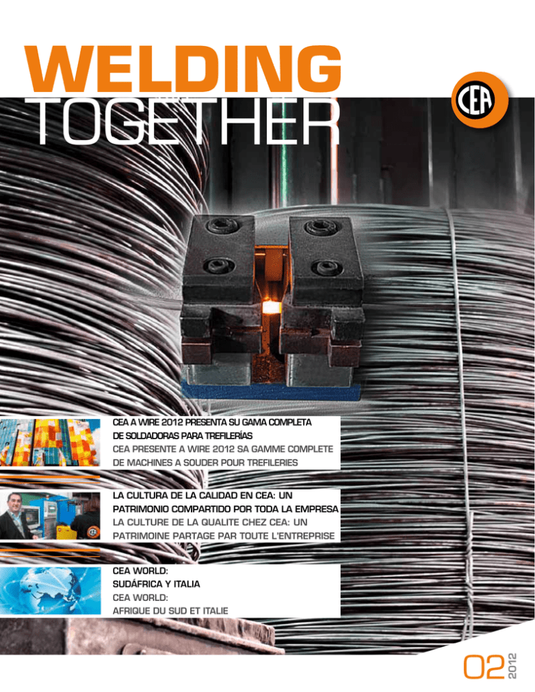cea a wire 2012 presenta su gama completa de soldadoras para