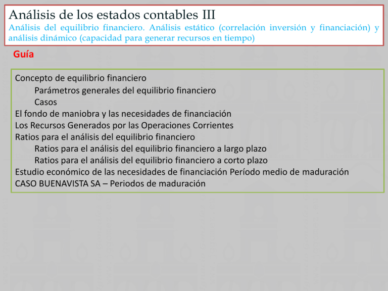 Análisis de los estados contables IV