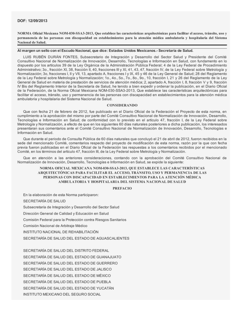 NOM-030-SSA3-2013 (NOM_030_SSA3_2013)