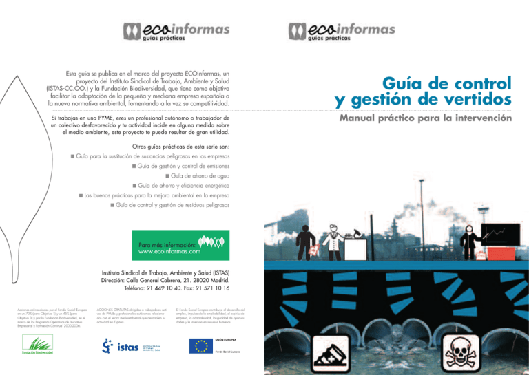 Guía de control y gestión de vertidos