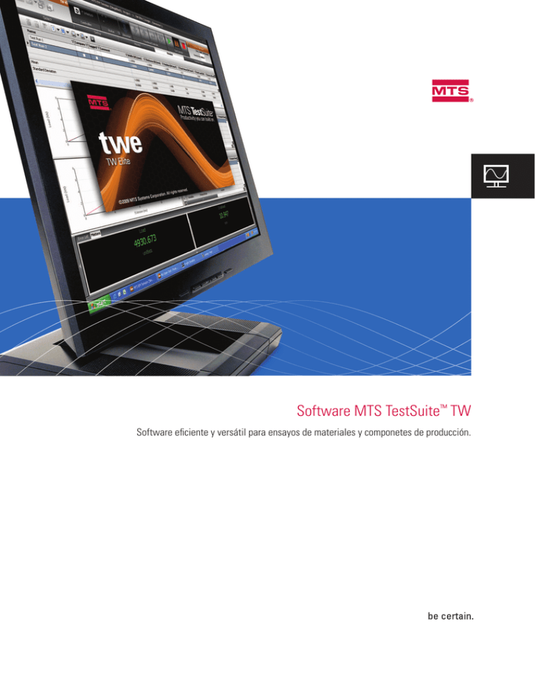 Software MTS TestSuite™ TW