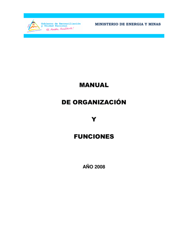 manual de organización y funciones