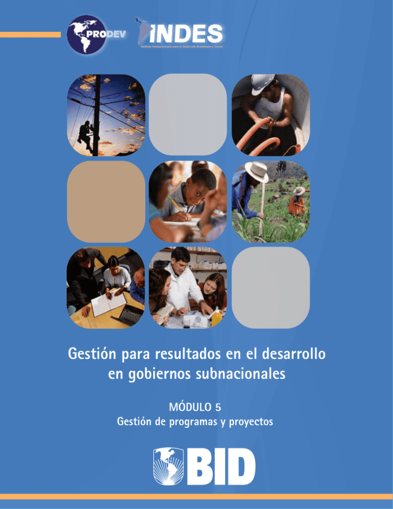 Modulo 5. Gestión de programas y proyectos