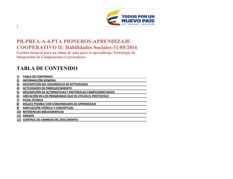 PR-PREA-A-4-PTA PIONEROS-APRENDIZAJE COOPERATIVO II