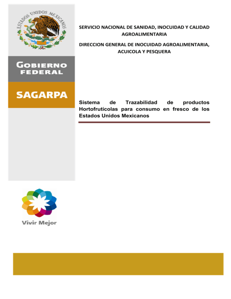 SERVICIO NACIONAL DE SANIDAD, INOCUIDAD Y CALIDAD
