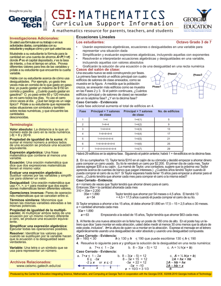 A mathematics resource for parents, teachers, and students