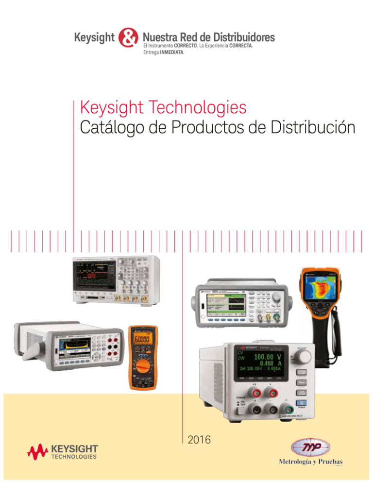 Keysight Technologies Catálogo de Productos de Distribución