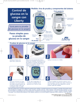 toma de muestra de glucemia o dextrostix