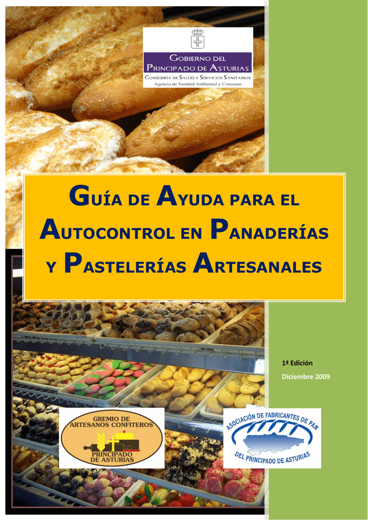 Guía de Ayuda para el Autocontrol en Panaderías y Pastelerías