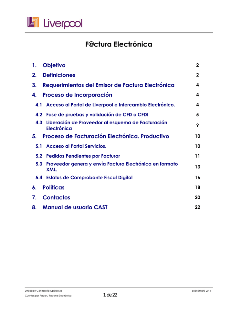 Manual de Factura Electrónica