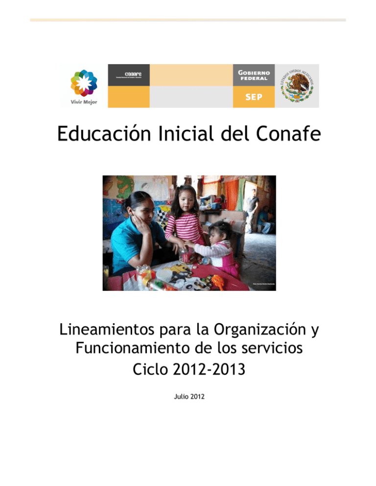 2. Objetivos de Educación Inicial del Conafe