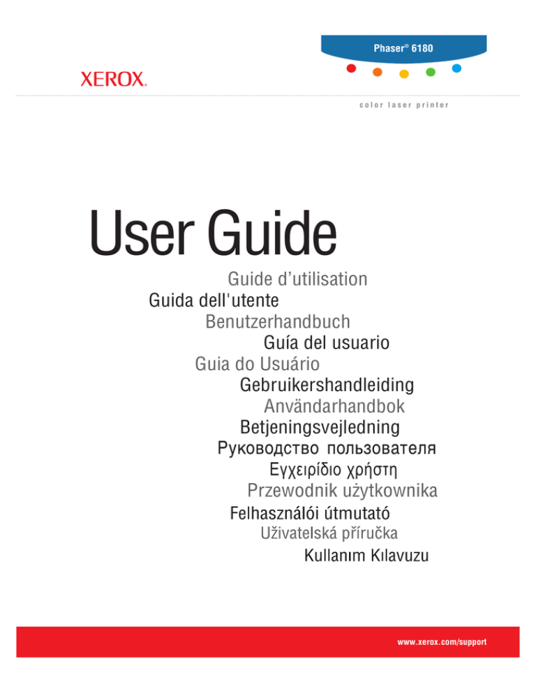 Guía del usuario - Xerox Support and Drivers