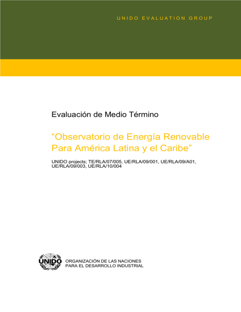 Observatorio de Energía Renovable Para América Latina y