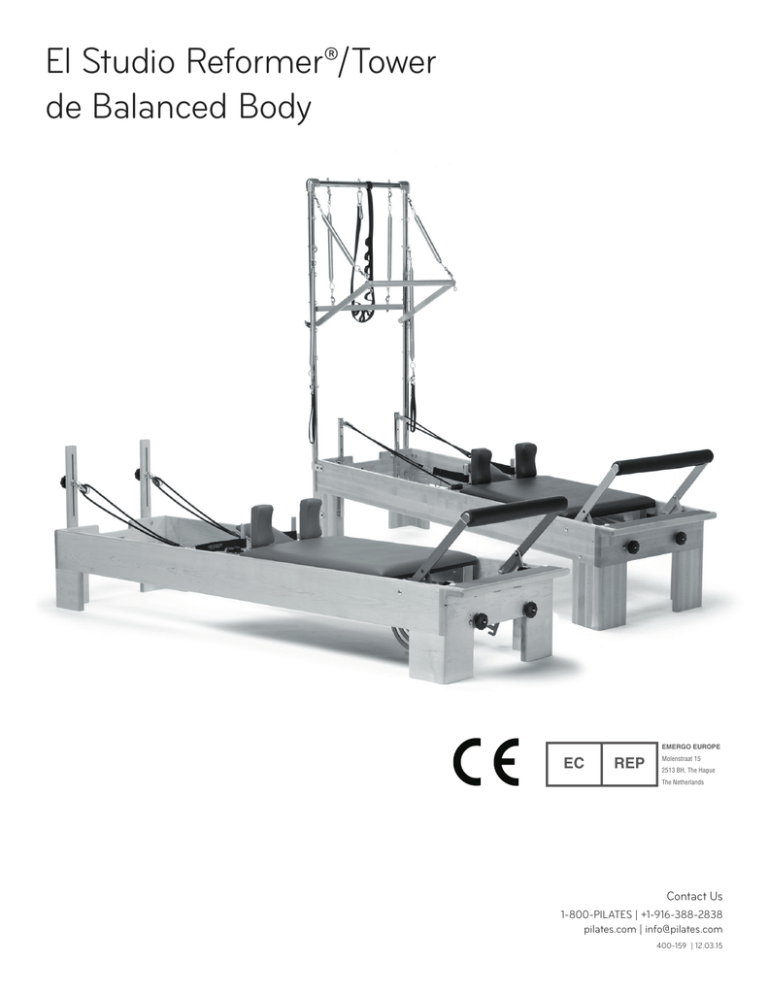 El Studio Reformer®/Tower de Balanced Body