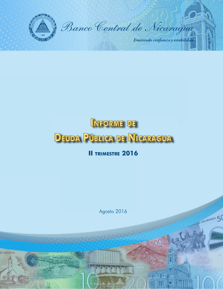 Informe de Deuda Pública de Nicaragua