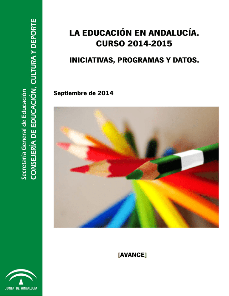 la educación en andalucía. curso 2014-2015
