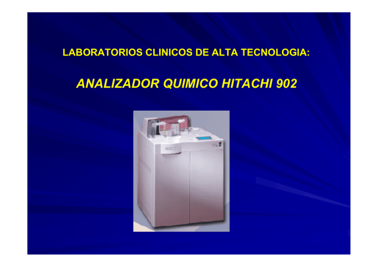 Laboratorios clínicos de alta tecnología