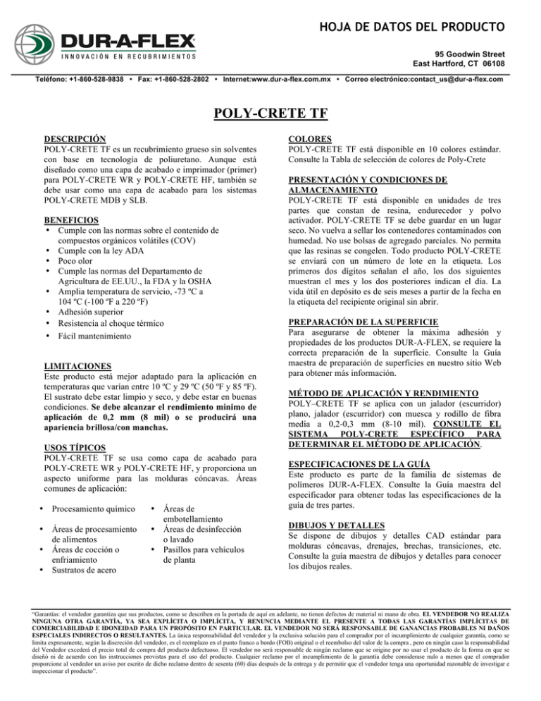 poly-crete tf - Dur-A-Flex