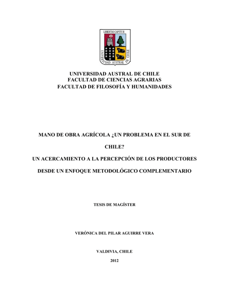 universidad austral de chile facultad de ciencias agrarias facultad