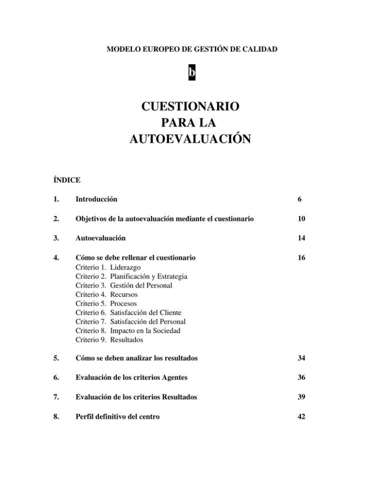 Modelo Europeo de Gestión de Calidad