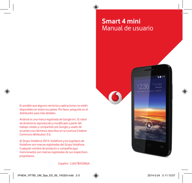 Smart 4 mini Manual de usuario
