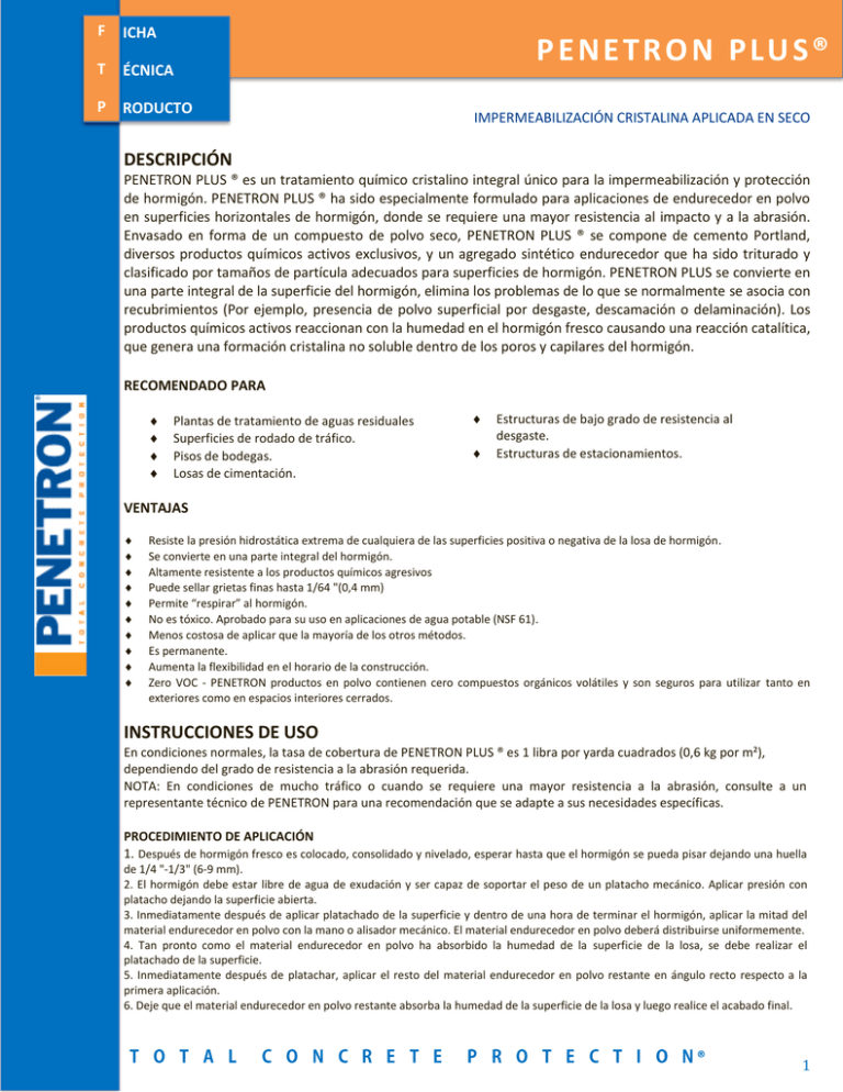 PENETRON PLUS®