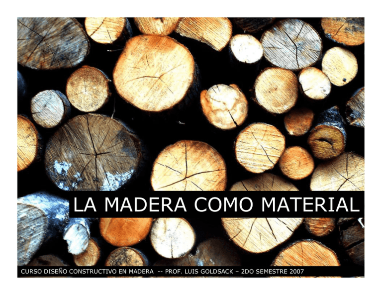 la madera como material - U
