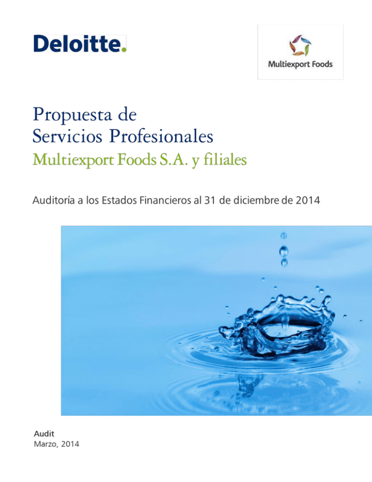Deloitte - Multiexport Foods
