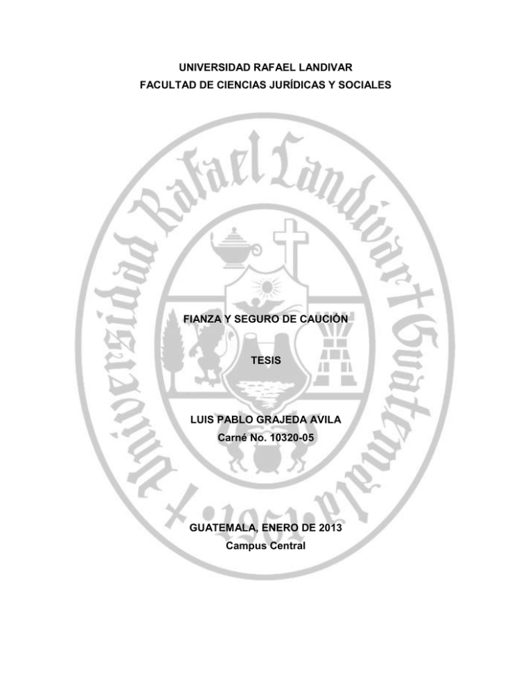 universidad rafael landivar facultad de ciencias jurídicas y sociales