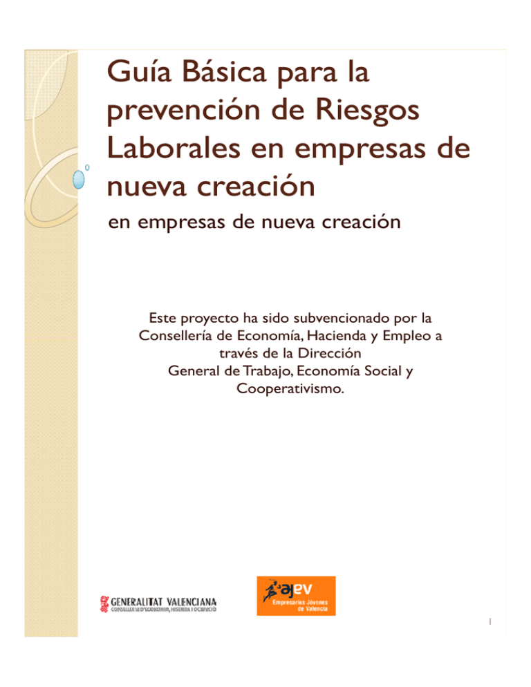 Guía Básica para la prevención de Riesgos Laborales