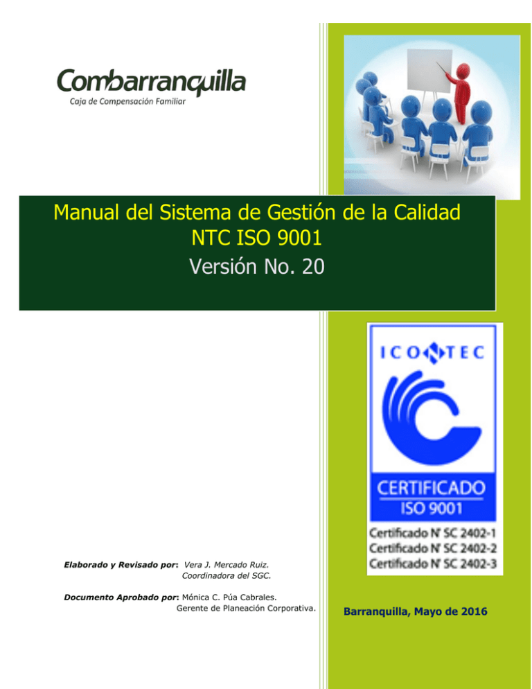 Manual del Sistema de Gestión de la Calidad