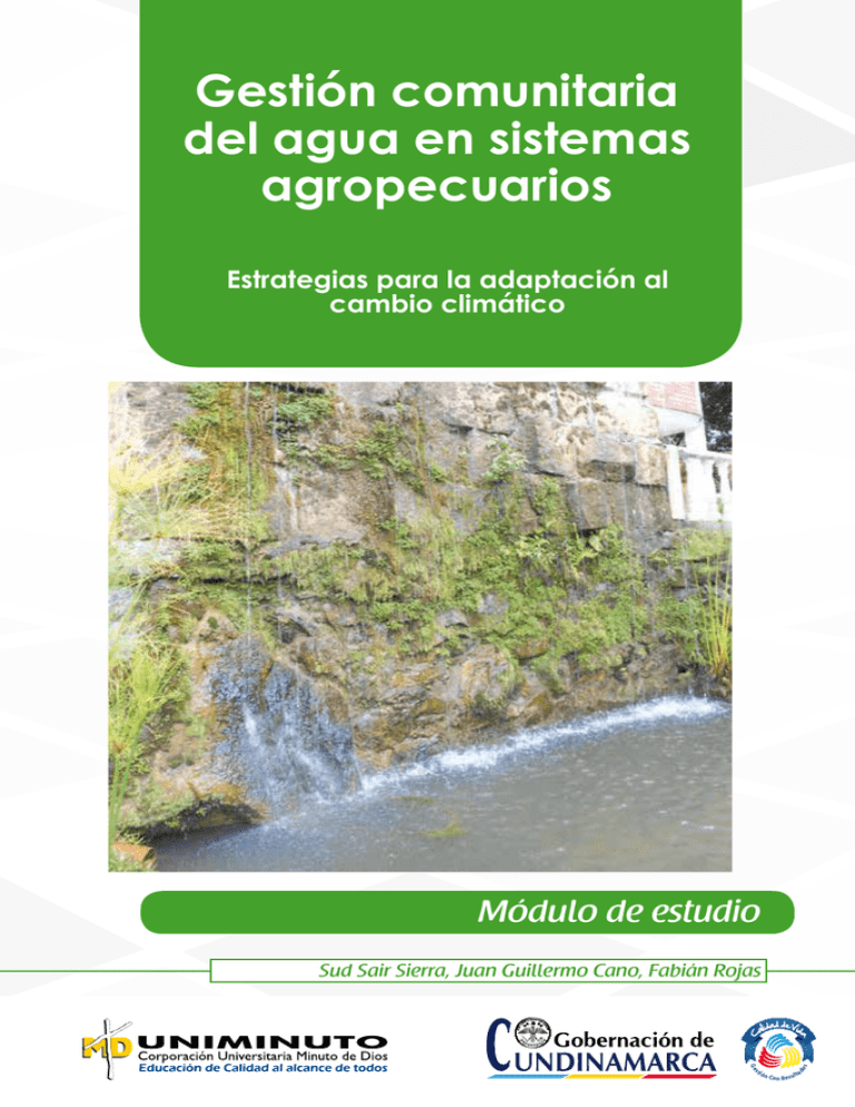 Gestión comunitaria del agua en sistemas