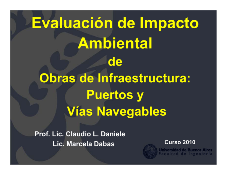 Evaluación de Impacto Ambiental