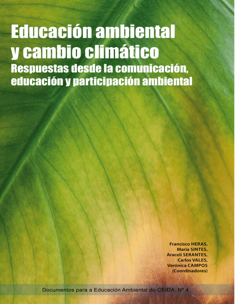 Educación ambiental y cambio climático