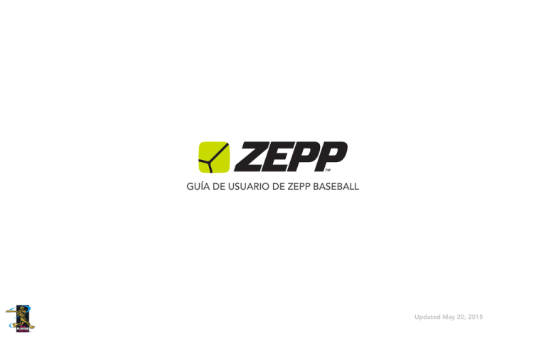 GUÍA DE USUARIO DE ZEPP BASEBALL