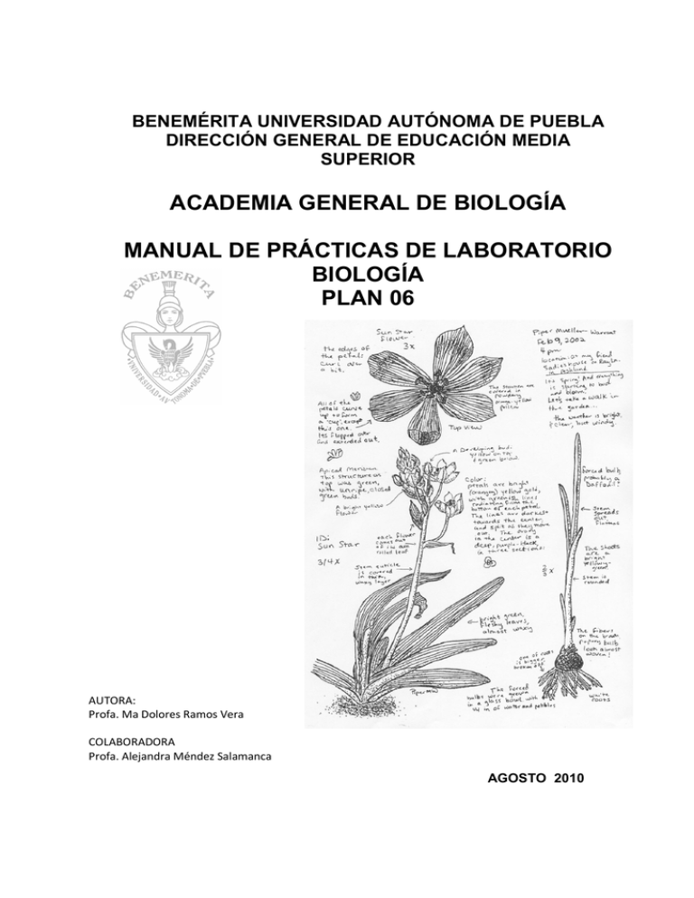 manual de practicas de biología