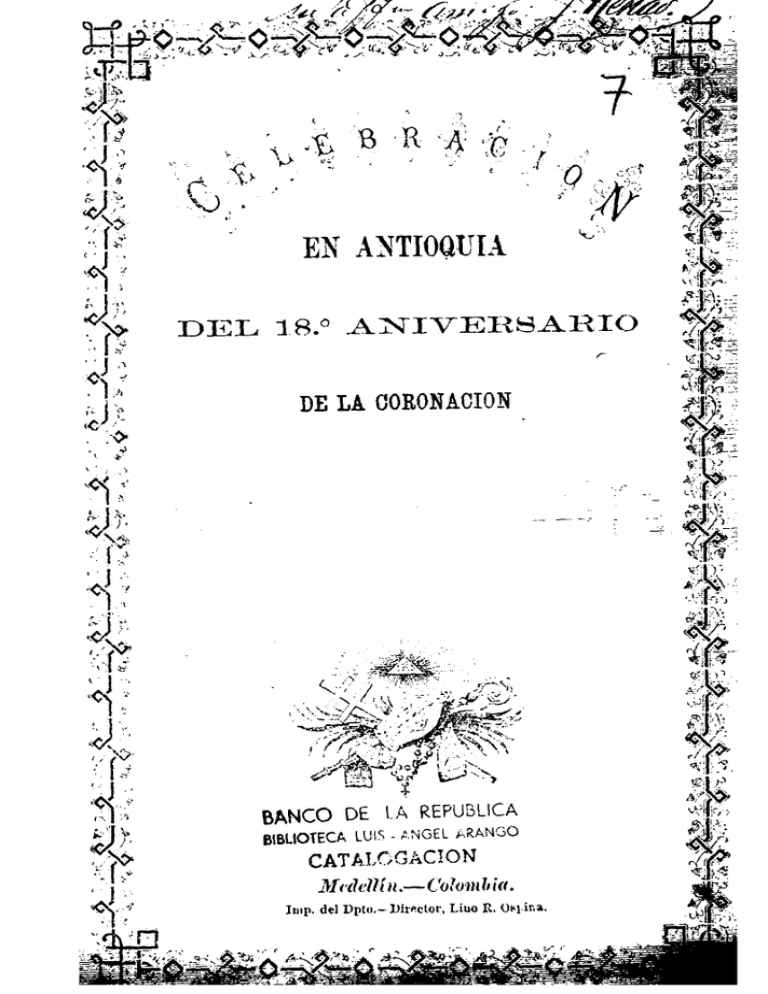 L Actividad Cultural Del Banco De La República