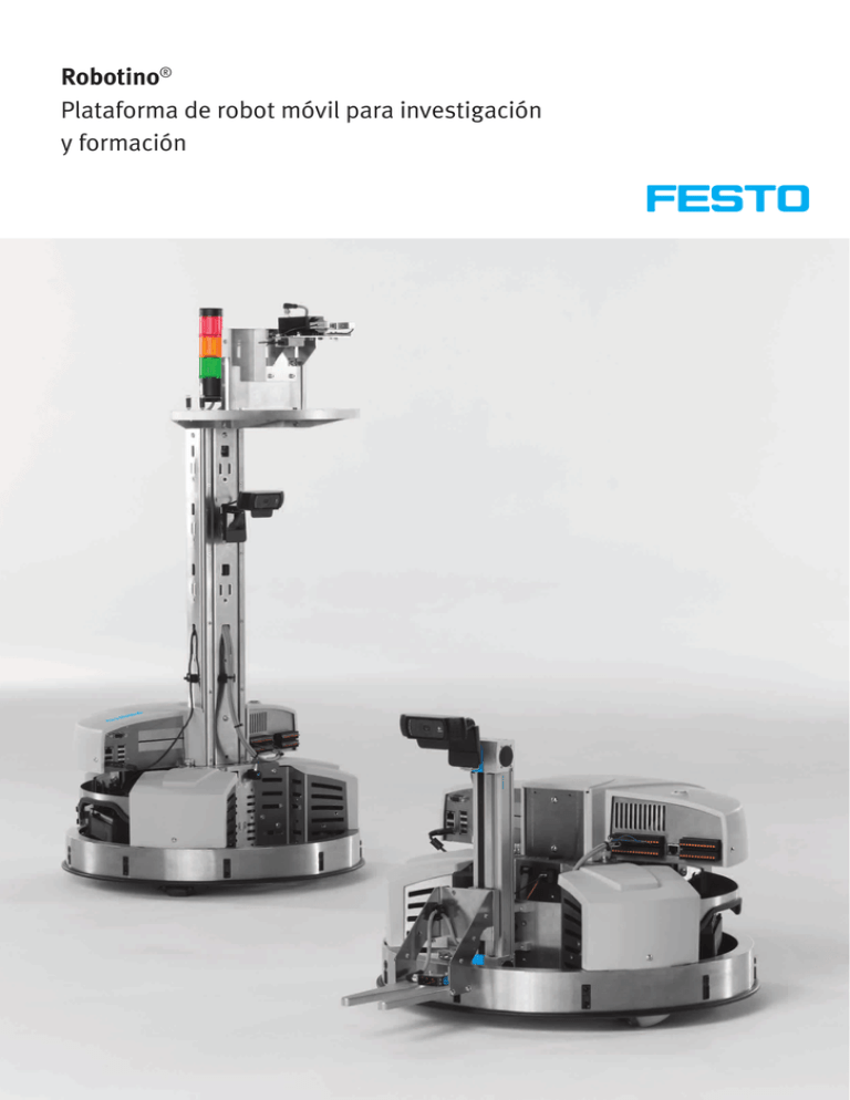Robotino® Plataforma de robot móvil para investigación y formación