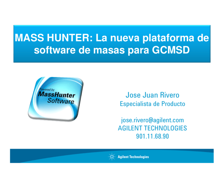 Masshunter Analisis cuantitativo