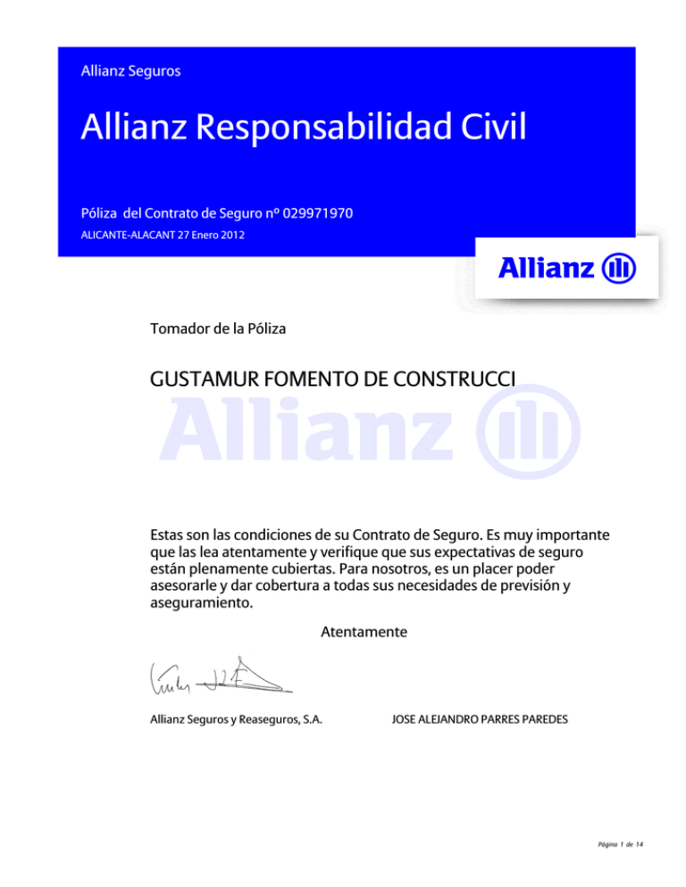 Seguro Responsabilidad Civil